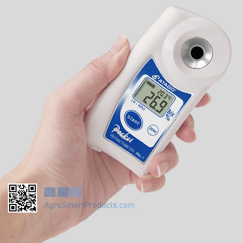 PAL-1 Pocket Digital Refractometer Atago | 0-53% Brix Range